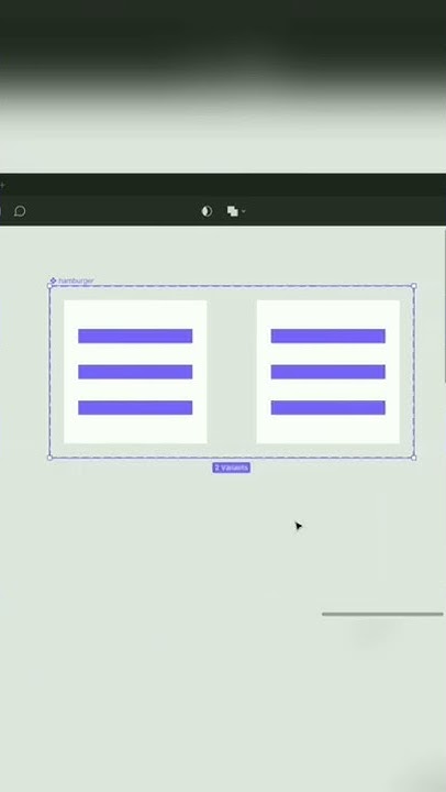 Hamburger Menu In Figma | Figma Animation - YouTube