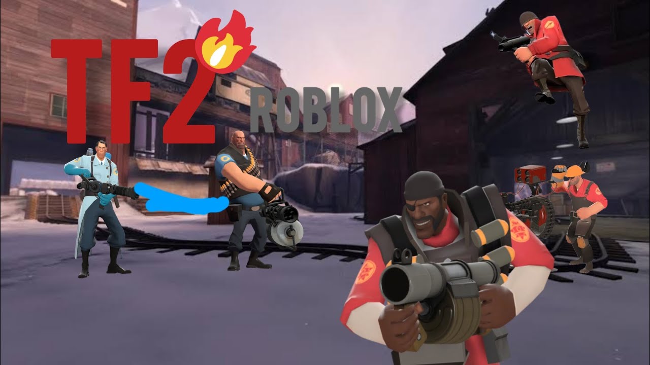 TF2 Main Version Roblox Bermain karakter Engineer Soldier Demoman # ...