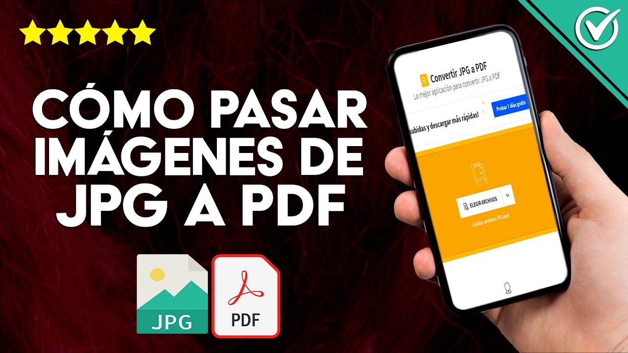 Cómo Pasar o Convertir una o Varias Imágenes JPG a PDF Online - YouTube