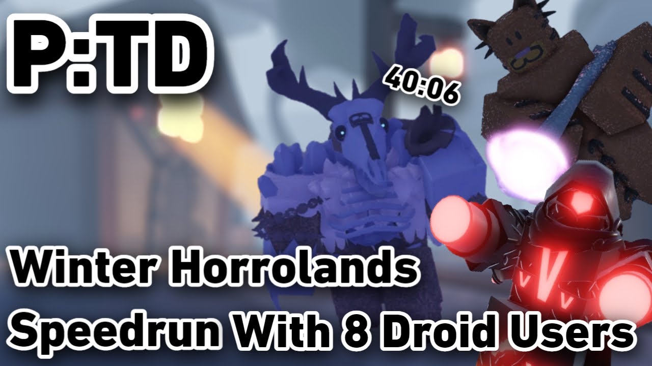 Winter Horrorland Speedrun With 8 Droids Users - Project: Tower Defense - YouTube