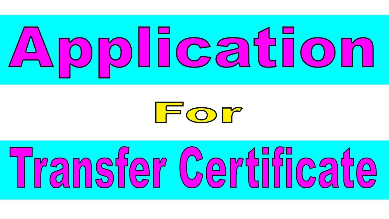 How To Write Application For Transfer Certificate To Principal In how-to-write-application-for-transfer-certificate-to-principal-in