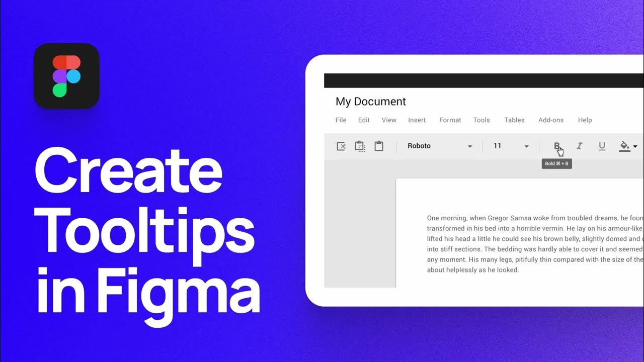 How to Design a Tooltip Component in Figma | Material Design Tooltip Component Tutorial - YouTube