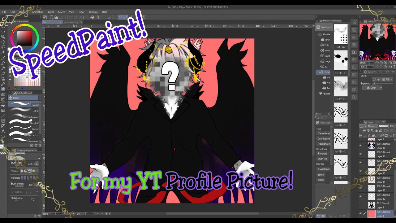 [SPEEDPAINT] Drawing my roblox avatar - YouTube