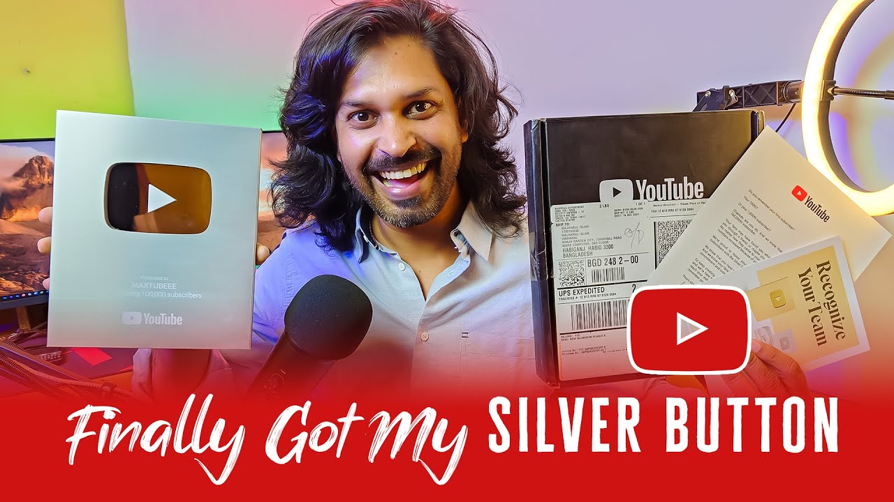 Finally I got My Youtube Silver Button - YouTube