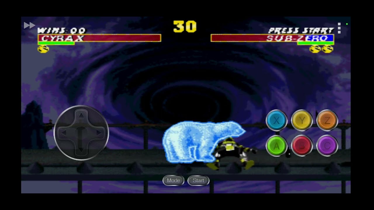 Ultimate Mortal Kombat Trilogy, CYRAX VS SUB ZERO [ANIMALITY] - YouTube