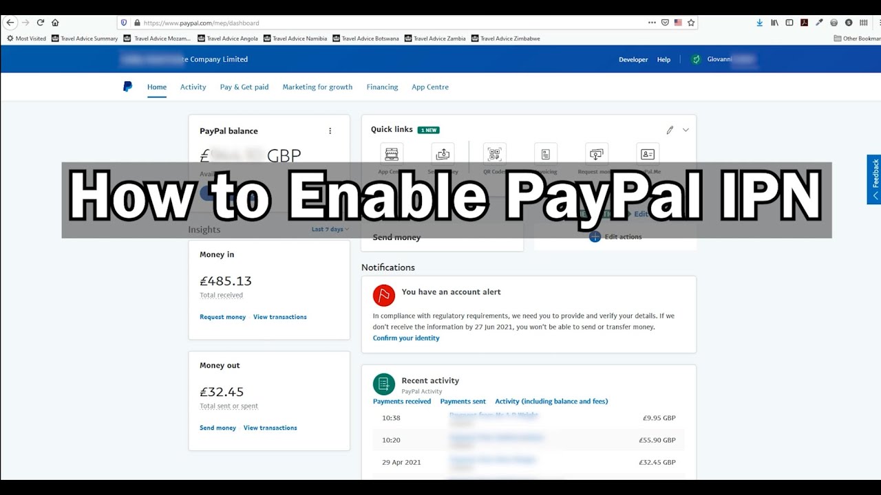 How to Setup PayPal IPN - YouTube