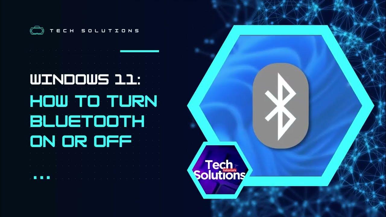 How to Turn BLUETOOTH On / Off and Remove Devices (Windows 11) - YouTube