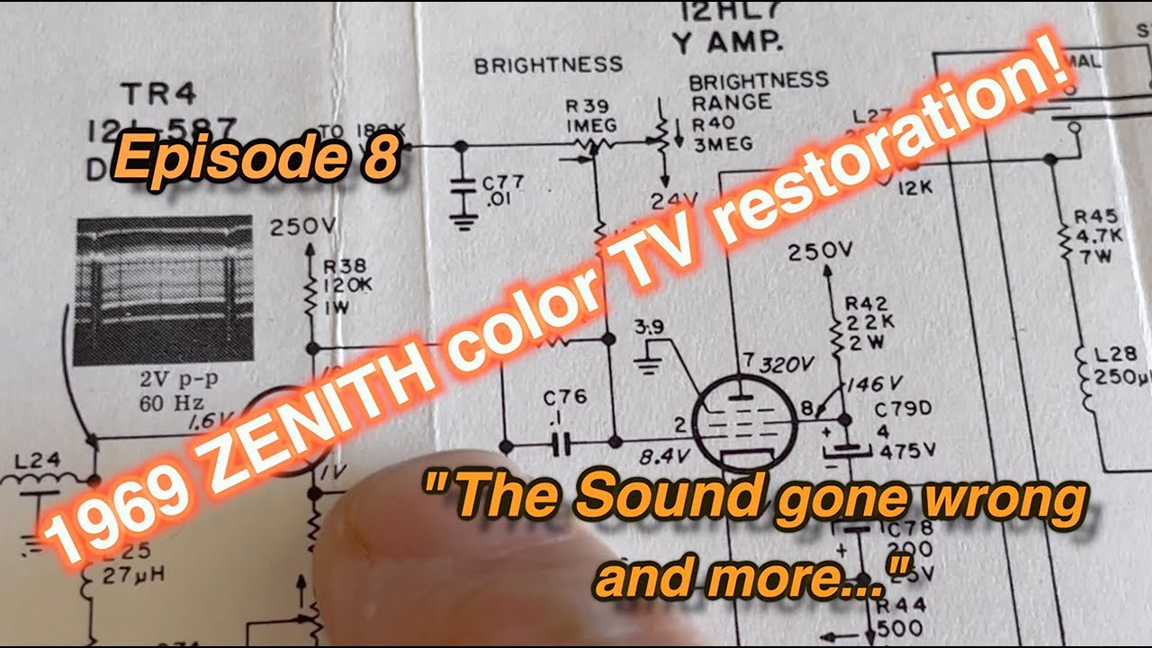 1969 Zenith Color TV Restoration - Episode 8 - YouTube