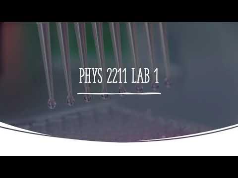 PHYS 2211 LAB1 - YouTube