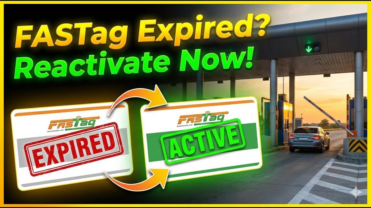 FASTag Reactivation Guide 2026 | Step-by-Step Process When Expired ...