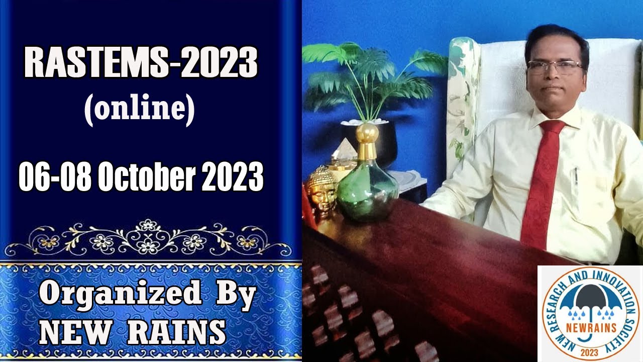 International Conference on RECENT ADVANCES IN SCIENCE,TECHNOLOGY ...