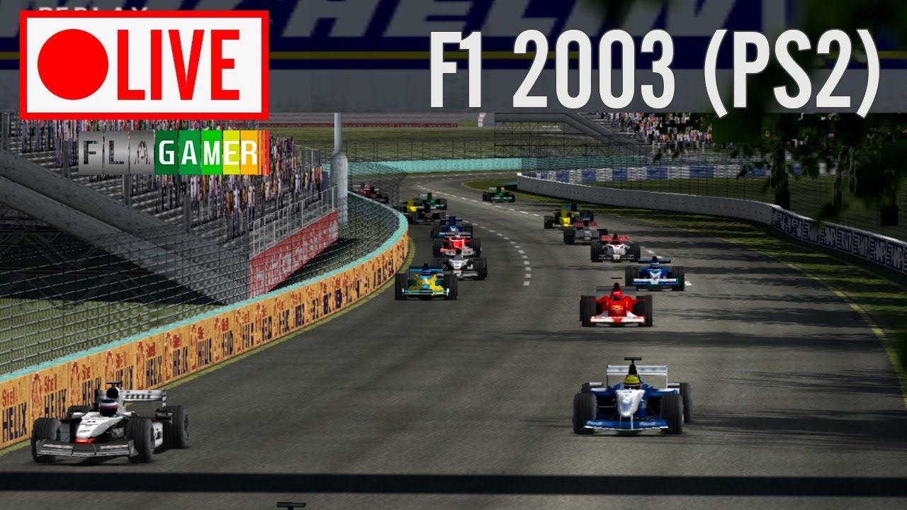 Flagamer jogando Formula One 2003 (PS2) ao vivo feat @SpeedRacerDepre ...