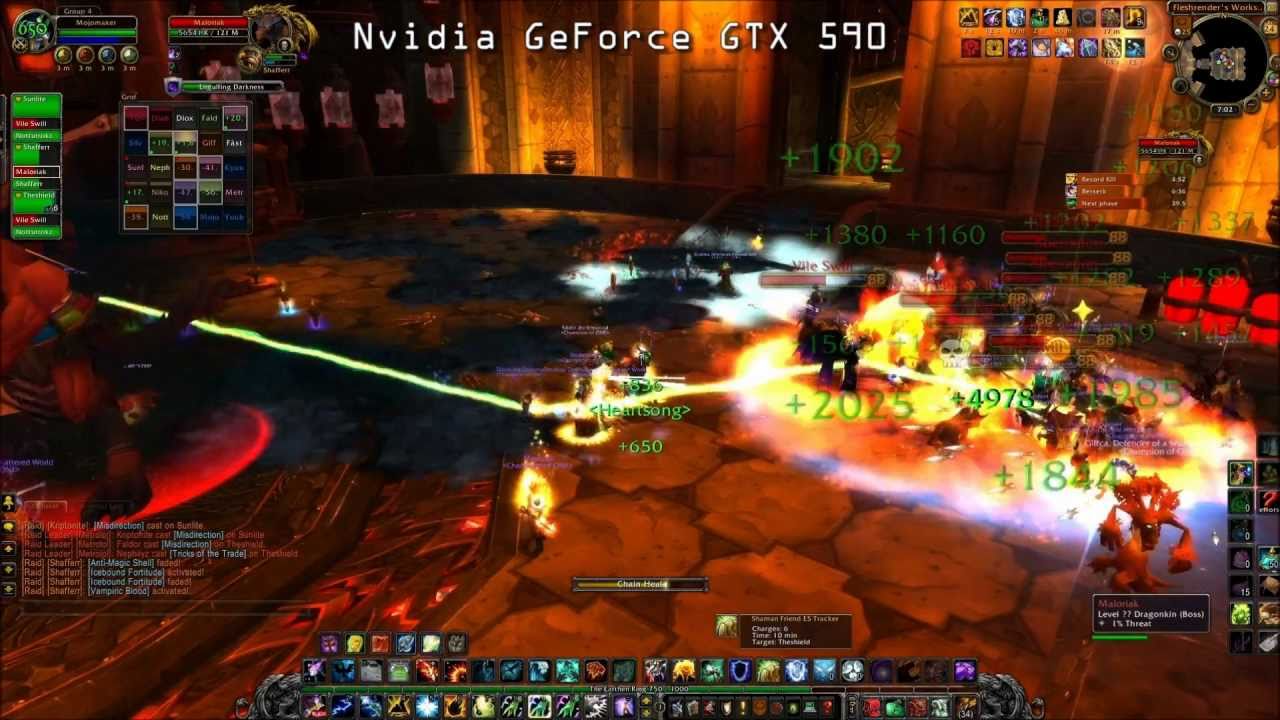 Nvidia GeForce GTX 590 Comparison (Warcraft, Starcraft, Rift, Witcher 2 ...