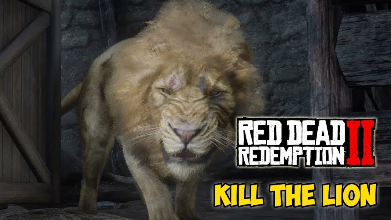 Red Dead Redemption 2_ walkthroughgameplay episode 19 legendary lion ...