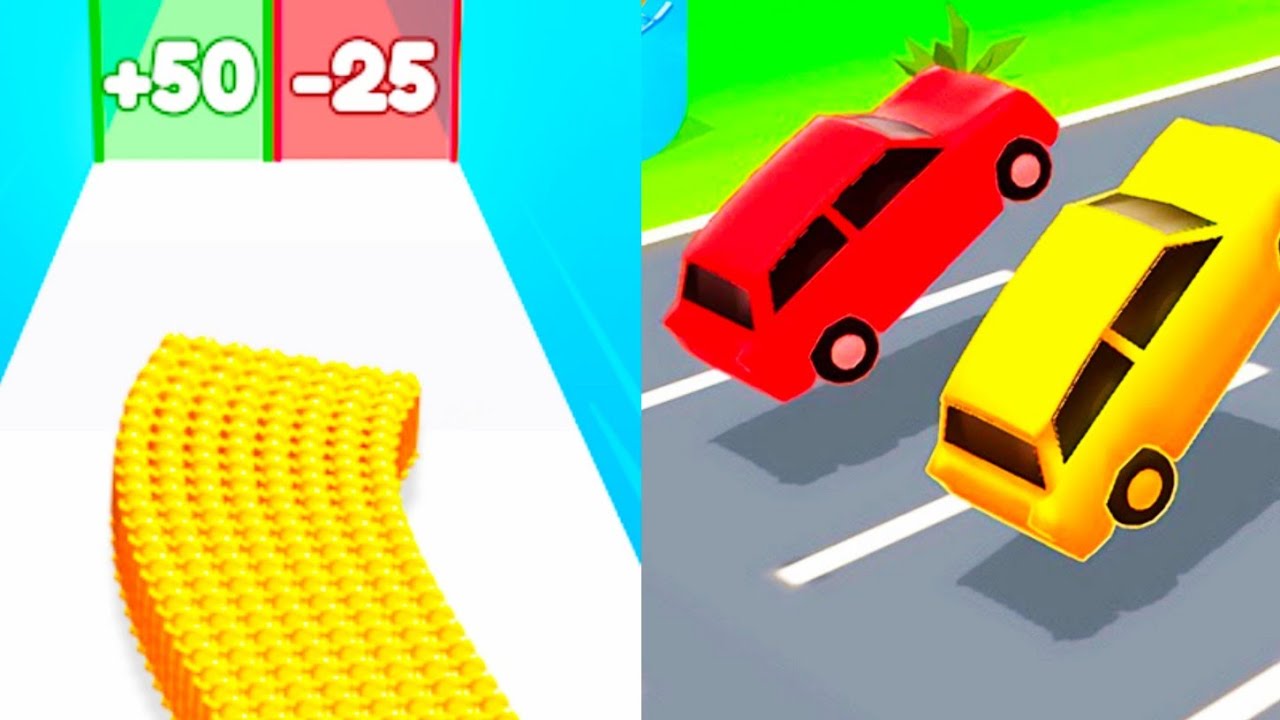 Shape Shifting vs Bullet Army Run 3d / All Levels Satisfying Mobile ...