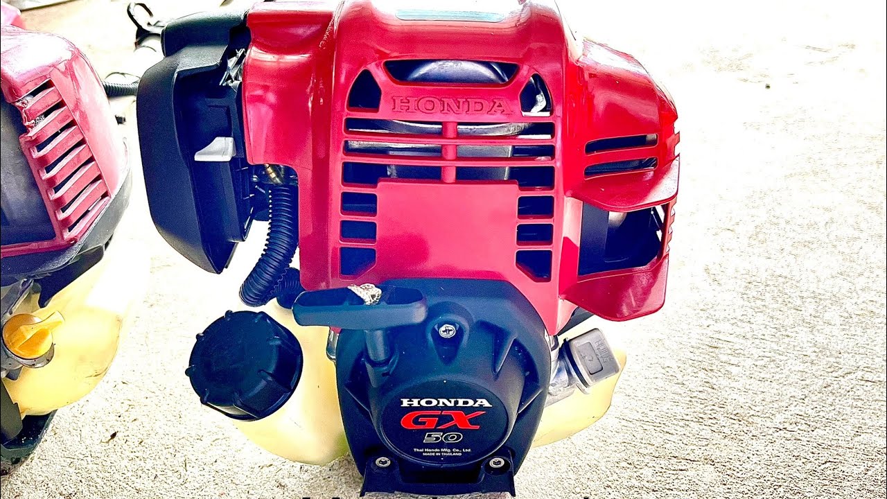Test Honda Gx50 after maintenance - YouTube