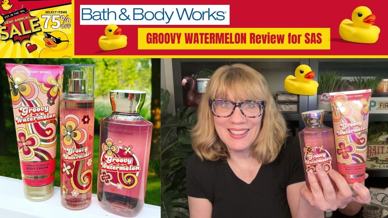 Bath & Body Works GROOVY WATERMELON Review for SAS + Gift Idea! - YouTube