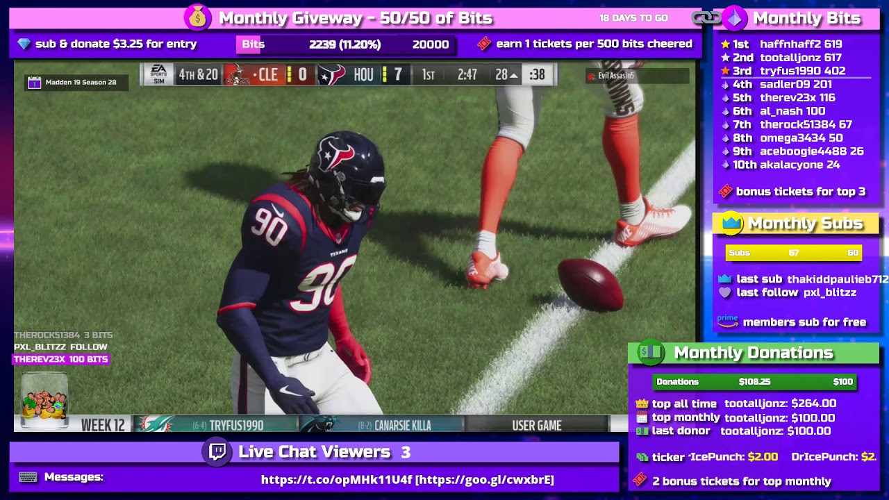 CLE vs HOU, PHI vs DAL, JAX vs TEN - Week 12 Season 28 #maddencfm # ...