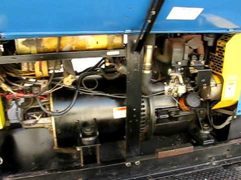 MILLER BIG 40G CC DC ARC WELDING GENERATOR w/ TRAILER - YouTube