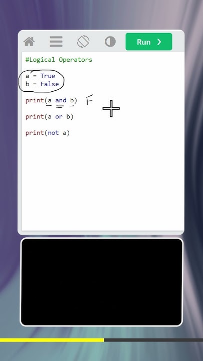 Python Short23 | Logical Operators | Complete Python in One Minute | GATE DA | Puneet Kansal ...