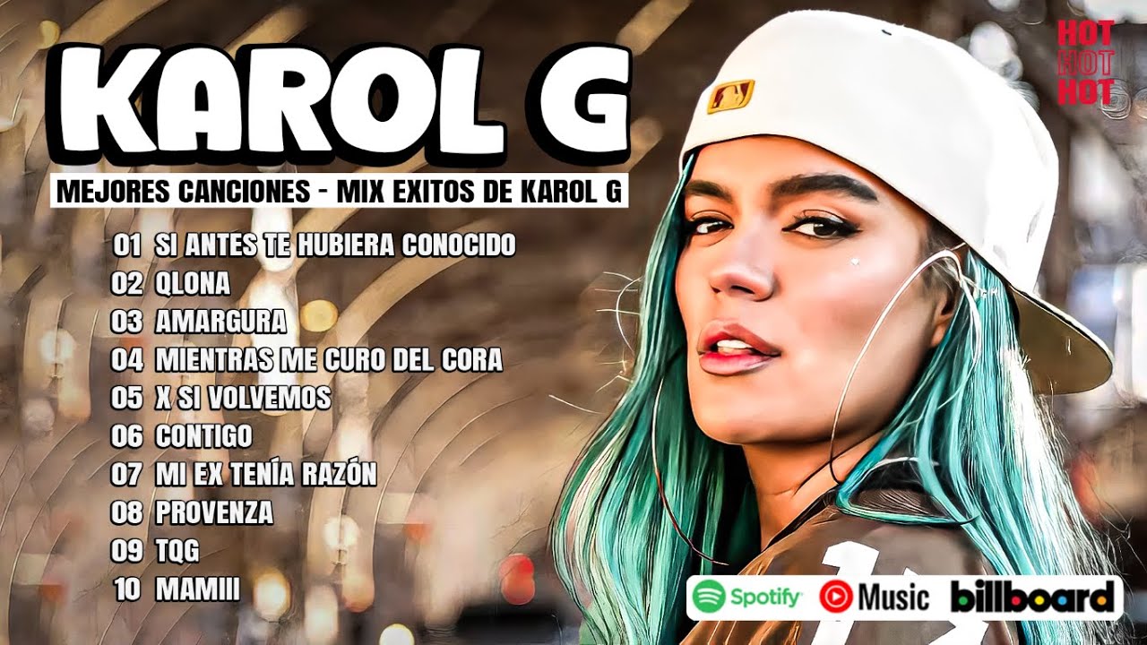 Karol G 2024 - Mejores Canciones de Karol G - Grandes Éxitos De Karol G - YouTube