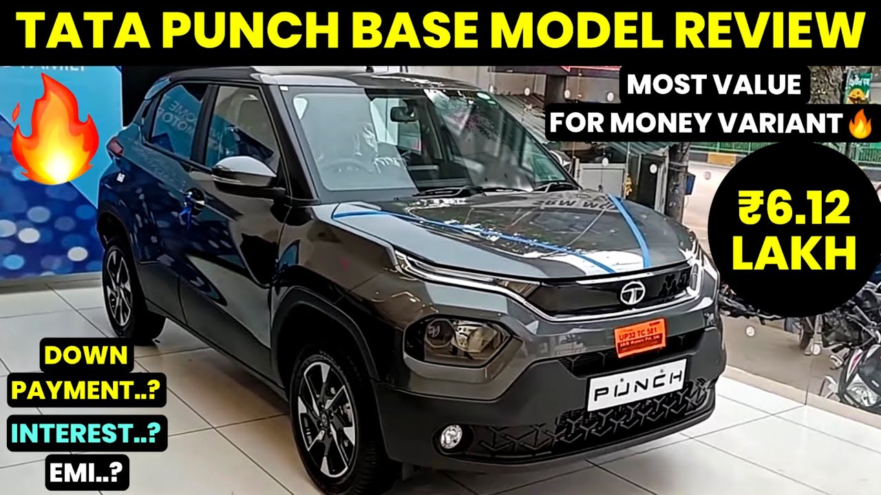Tata Punch Base Model Pure Review😍Tata Punch Pure Base Model 2025🔥Best ...