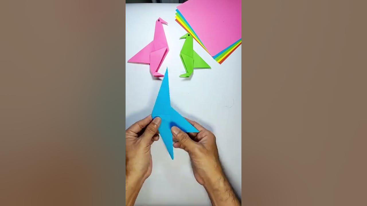 Tutorial Origami Burung Merpati Cara Buat Origami Burung Dari Kertas