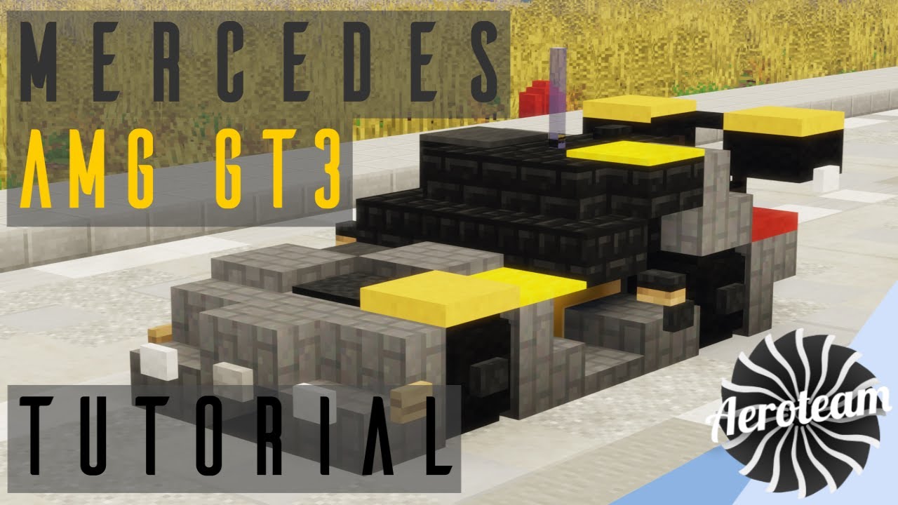 Minecraft Mercedes AMG GT3 Tutorial | [1.5:1 Scale] - YouTube