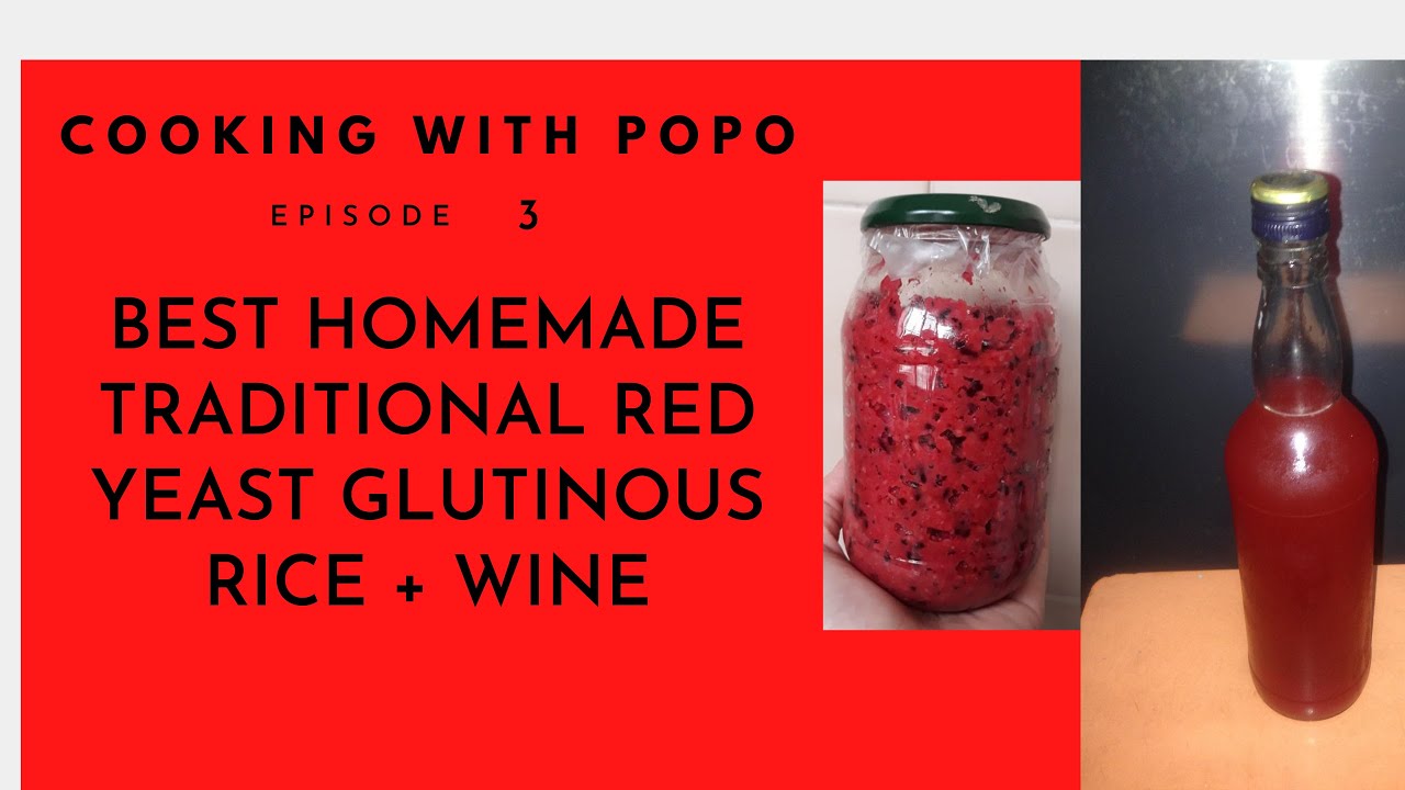 Ep 3: Cooking with Popo - Best Homemade Traditional Red Yeast Glutinous ...