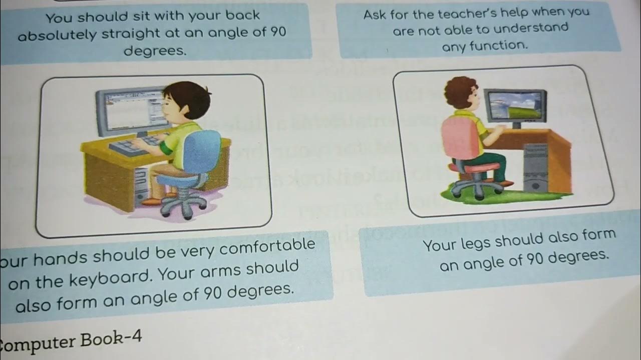 SAFETY TIPS OF COMPUTING || FOR ALL STUDENTS || CORRECT WAY TO USE ...