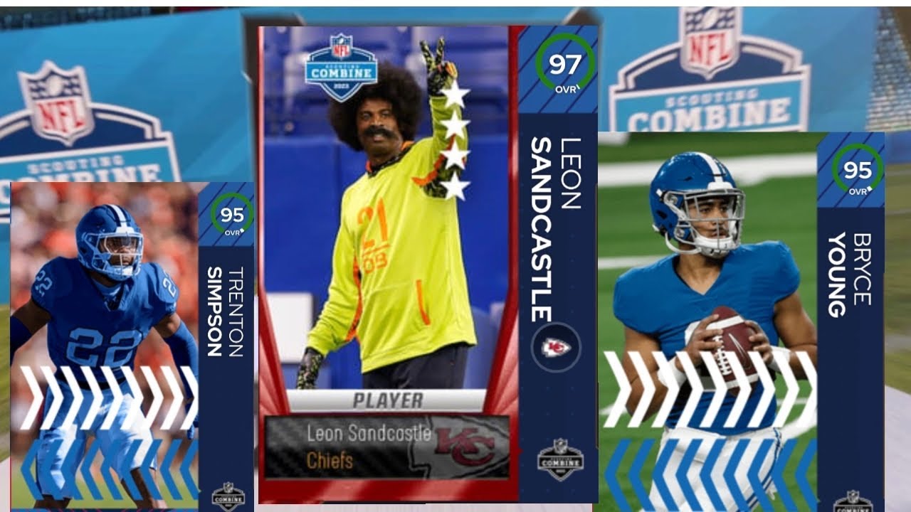 Leon Sandcastle and Bryce Young make their Madden 23 Debut NFL Combine ...