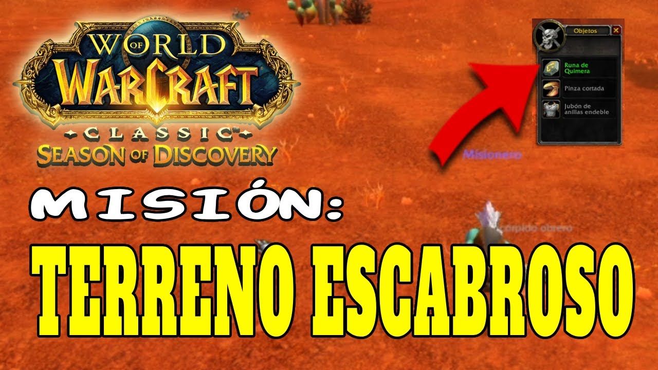 Terreno escabroso - WOW Classic SoD - Tutorial Misión Horda - YouTube