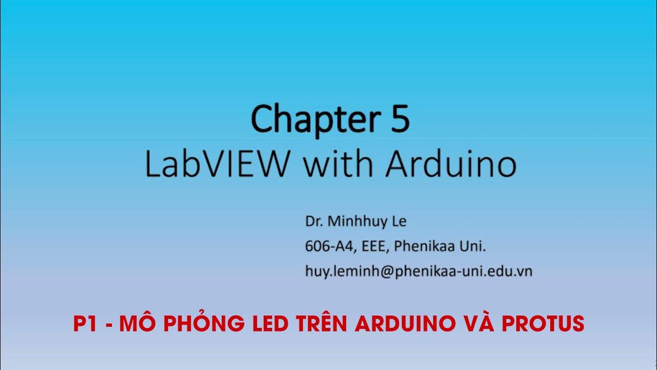 P71 LabVIEW - Blink LED with Arduino on Proteus - YouTube