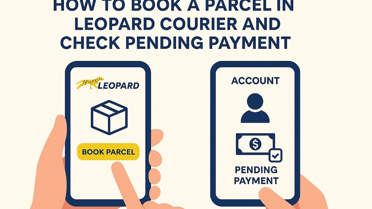 How to Book a Parcel in Leopard Courier and Check Pending Payment ...