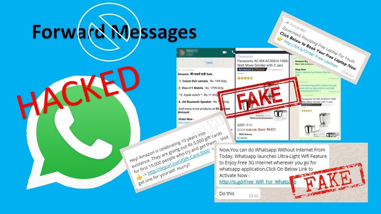 Don't Forward the Fake Whatsapp Messages...Be Careful... - YouTube