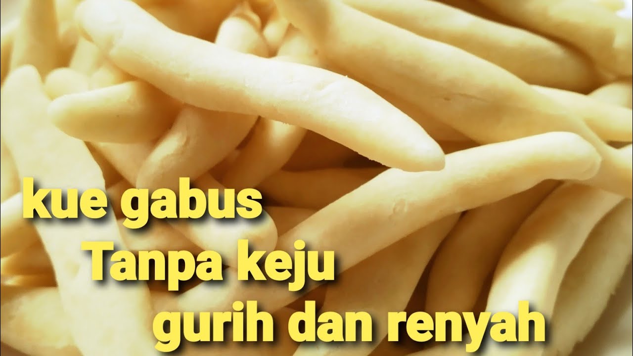 KUE GABUS TELOR HANYA 3 BAHAN || TANPA KEJU || TANPA MIXER || GURIH DAN ...