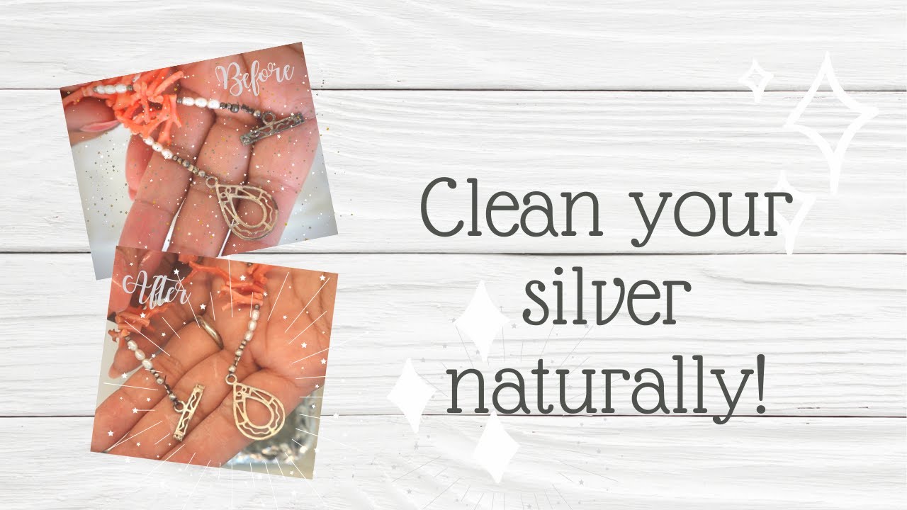 Clean your silver naturally for pennies! - YouTube