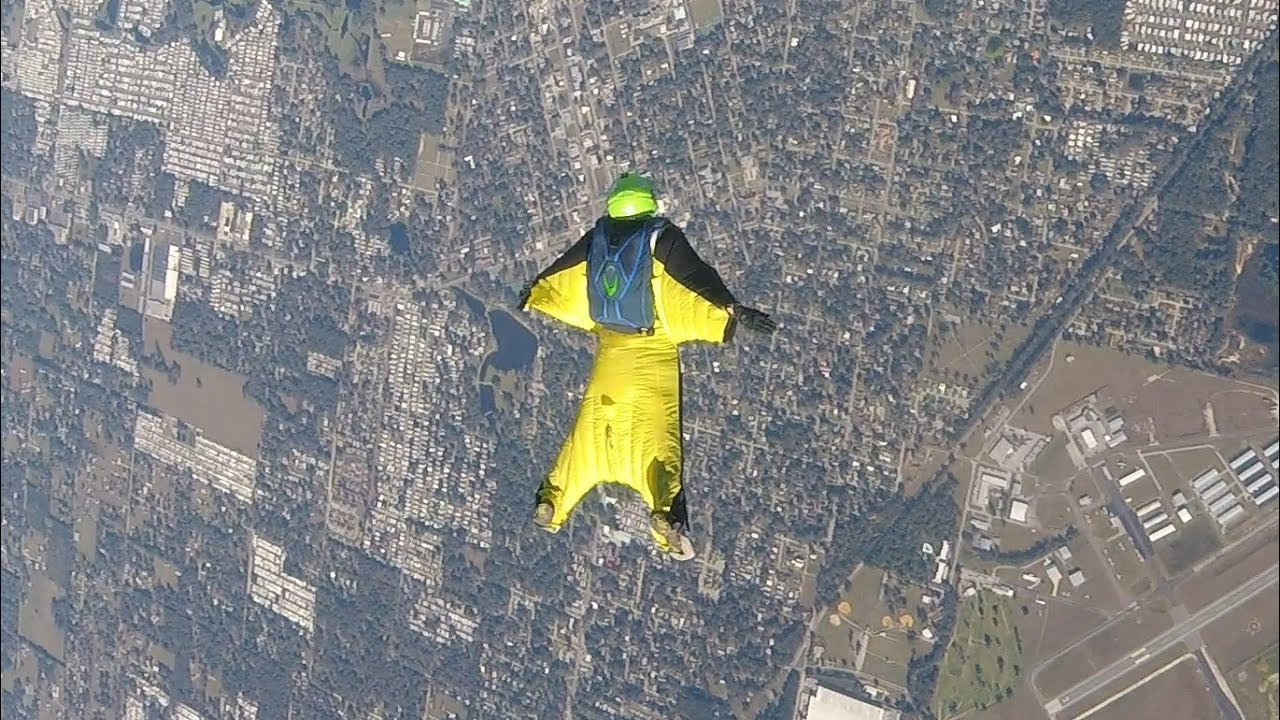 First Wingsuit Jump - YouTube