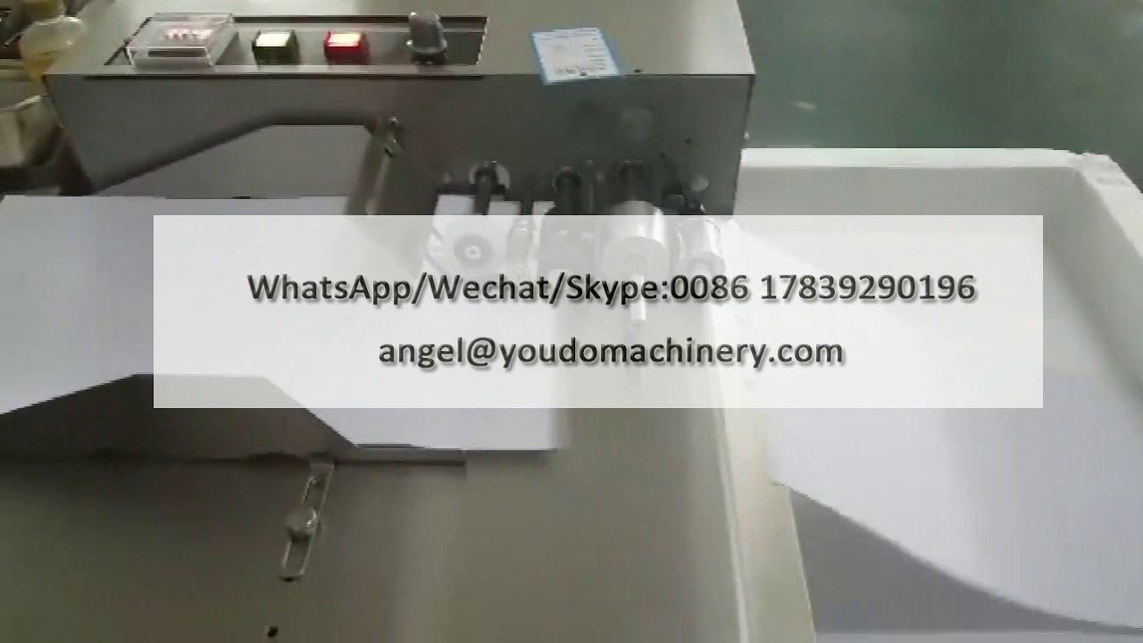 paper counter machine automatic paper sheet counter machine - YouTube