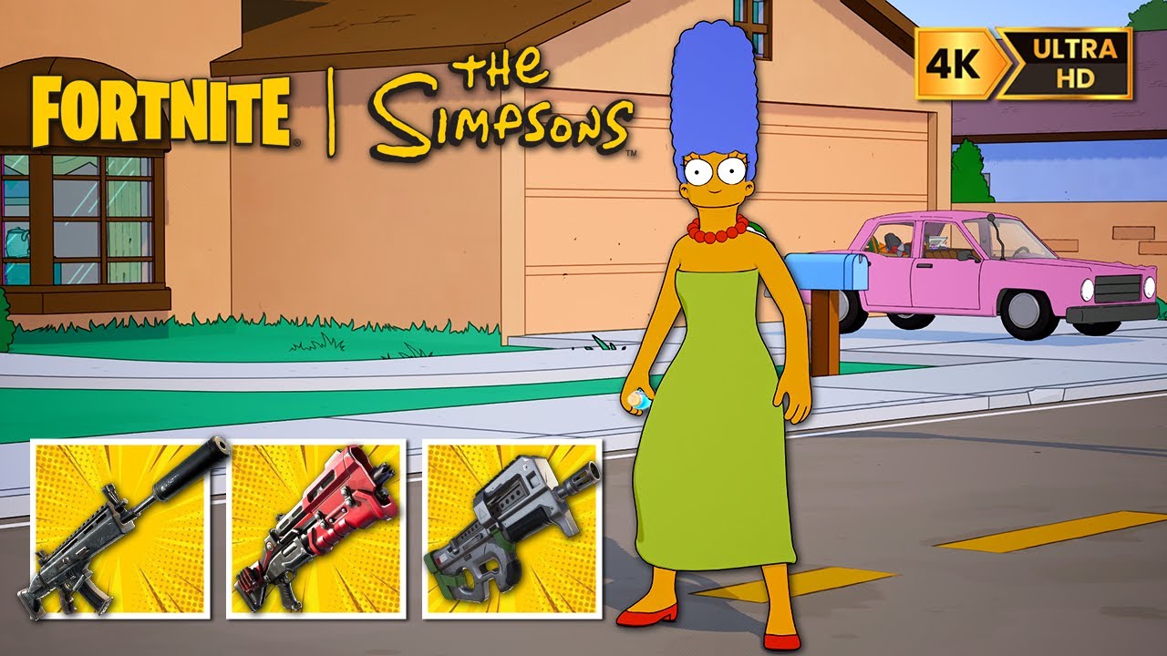 Fortnite Marge Simpson Skin Gameplay - Fortnite | The Simpsons - YouTube