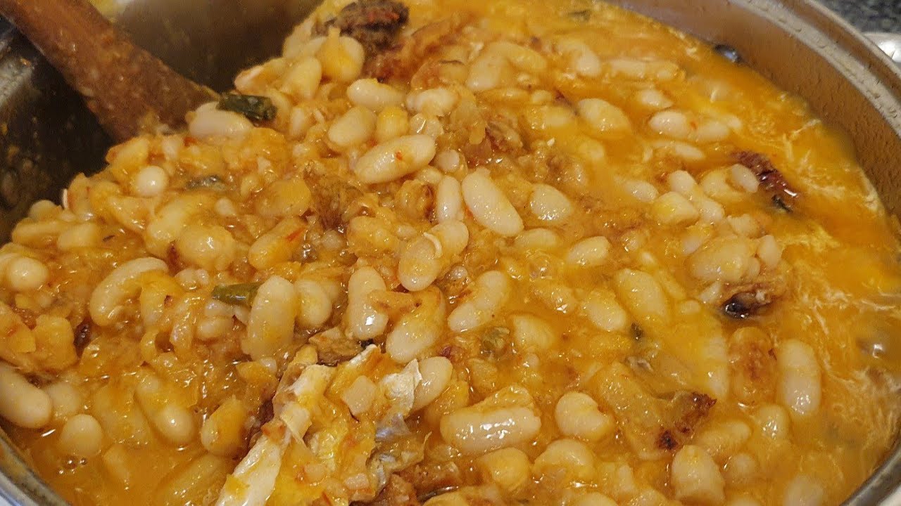 How to cook white beans/White beans recipe(Cameroon style) - YouTube