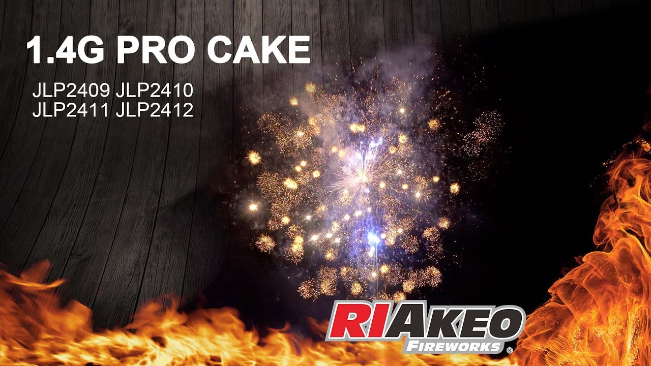 USA 1.4G PRO CAKE 40+48+40+40=168SHOTS 30MM JLP2409 JLP2410 JLP2411 ...