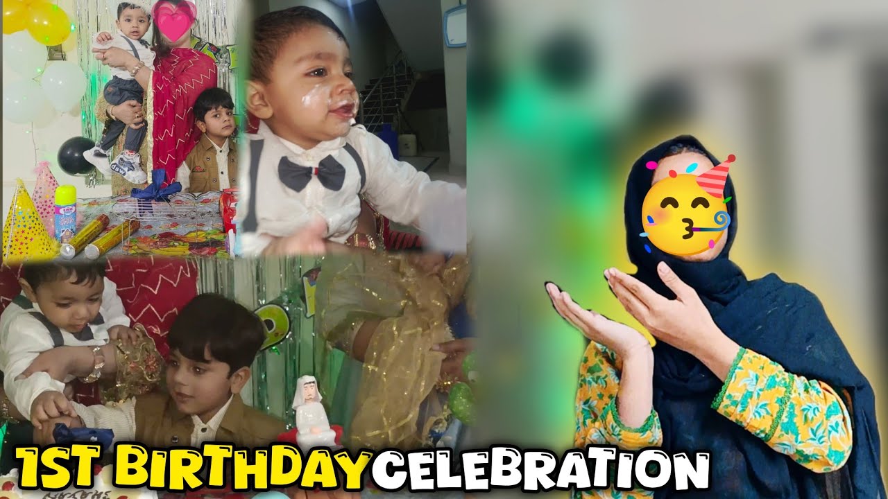 My baby Shayan first birthday 🎂 | Shahlla Majid - YouTube