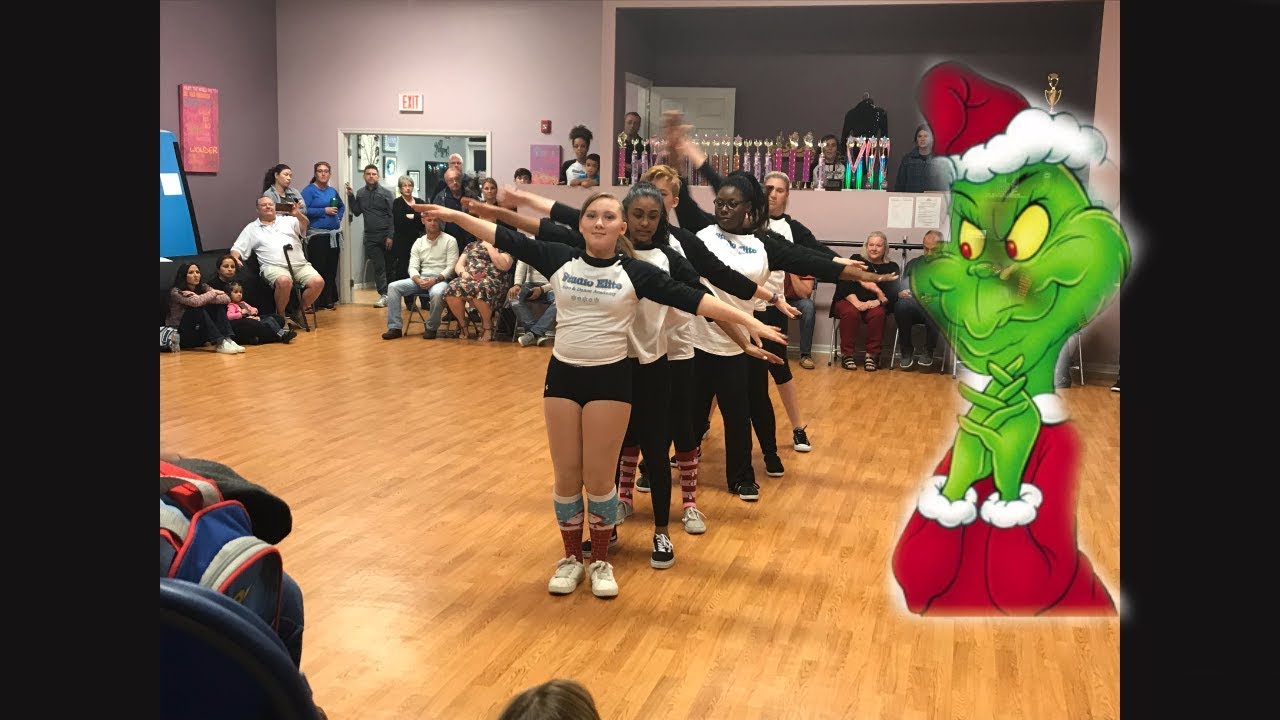Dancing to Mr Grinch - YouTube