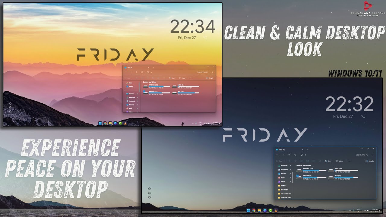 Clean & Calm theme for Windows Desktop | Experience Peace On Your Desktop | Windows ...