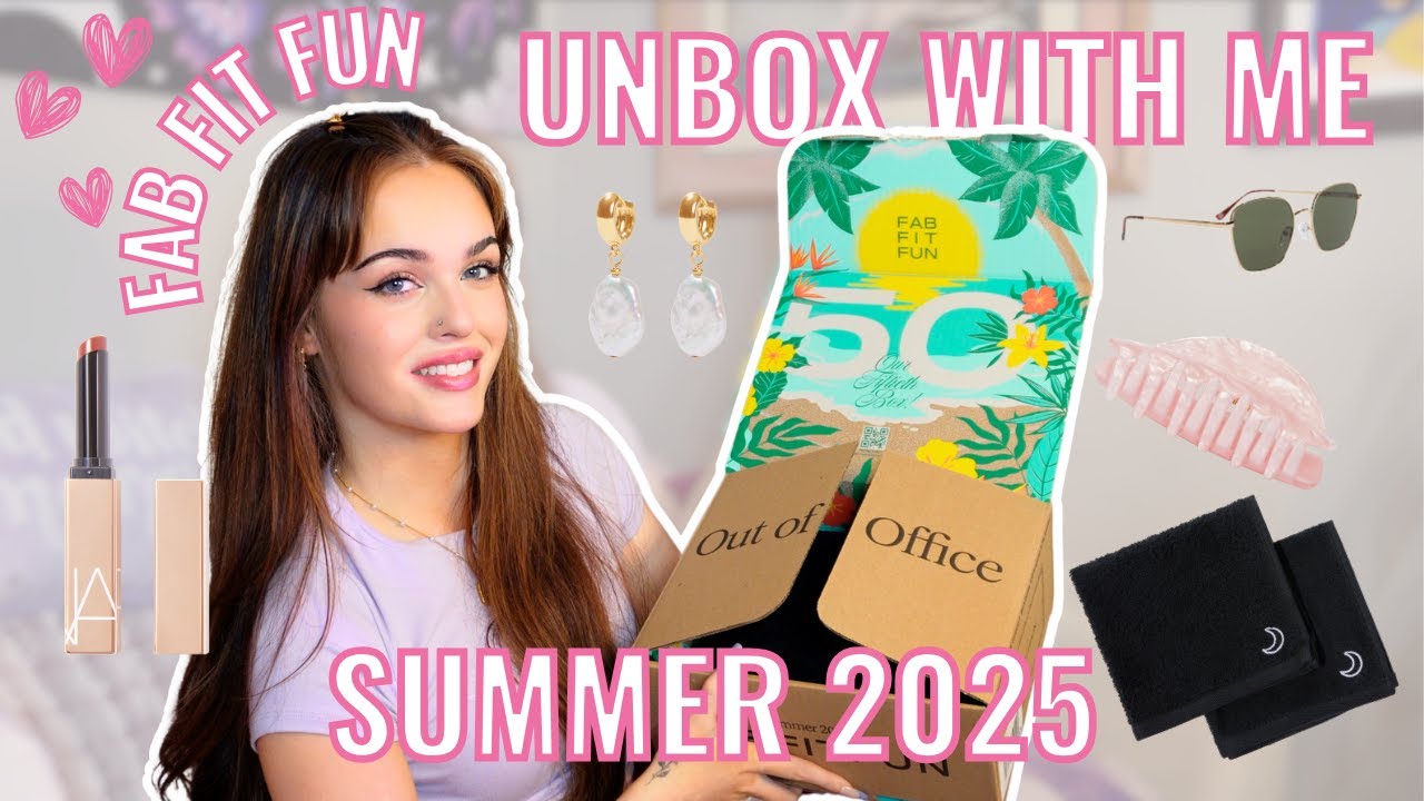 FabFitFun Summer 2025 Unboxing ♡ HOT GIRL SUMMER EDITION - YouTube