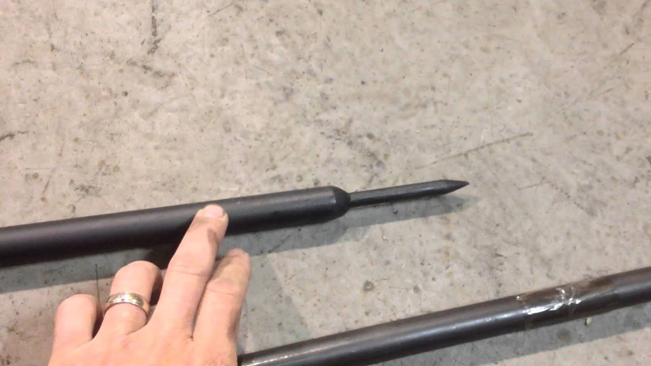 How to make you own steel bug out/survival staff, for $25! - YouTube