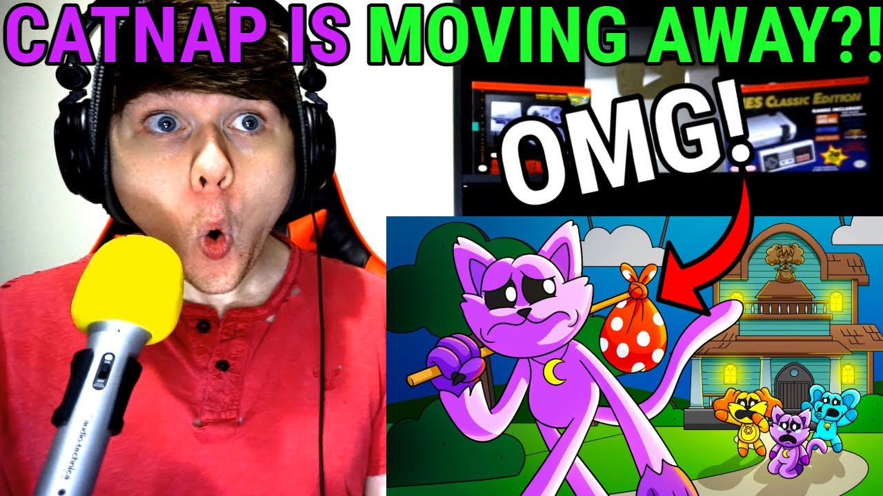 CATNAP is MOVING AWAY?! (Cartoon Animation) @GameToonsOfficial REACTION ...