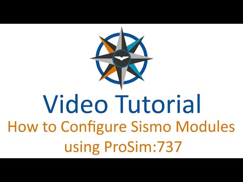 How to Configure Sismo Modules using ProSim:737 - TUTORIAL - YouTube