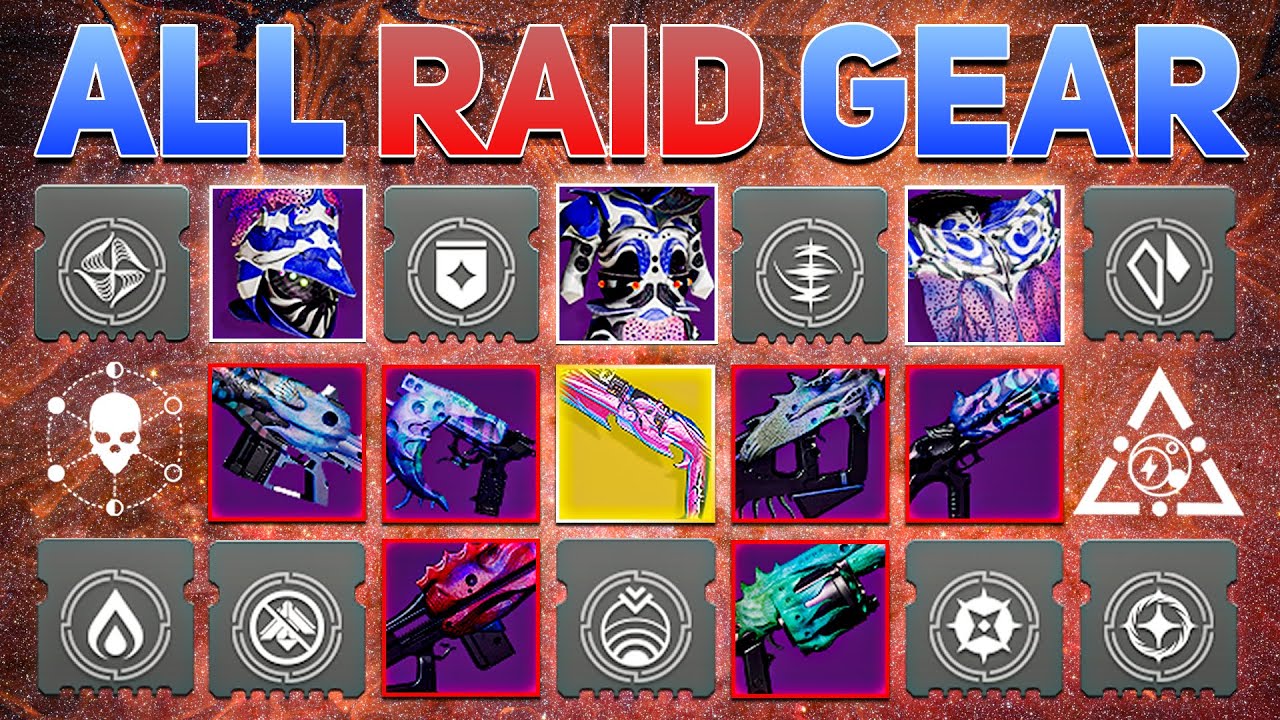 ALL Raid Weapon Random Rolls & Mods (Root of Nightmares Rewards ...